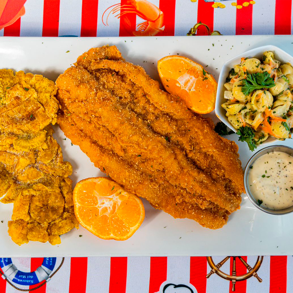 Filet de Corvina Empanizada – Sabores del Mar